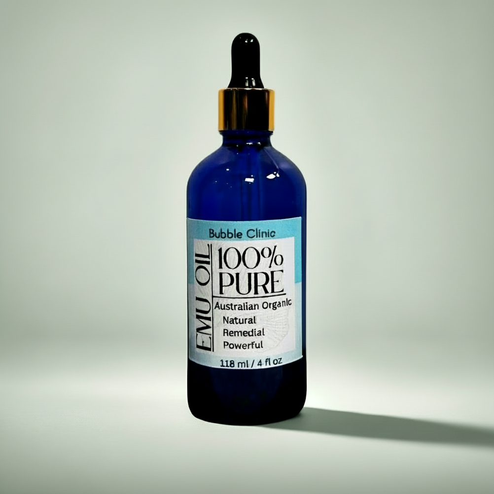 100% Pure Emu Oil - Australian Emu Oil 100 ml - Bubble Clinic